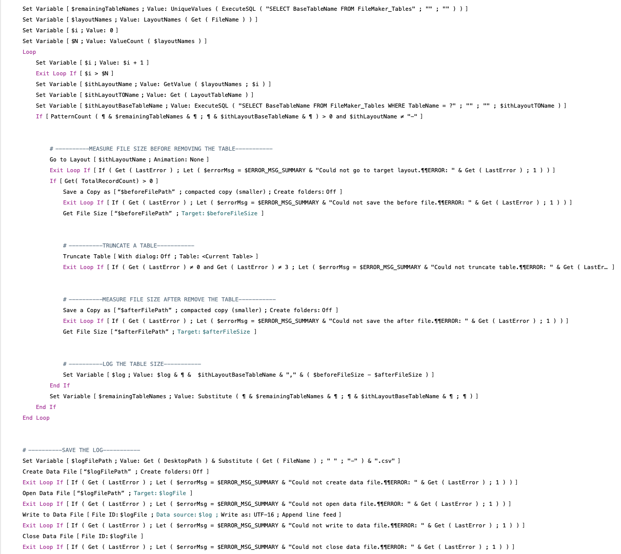 How to Measure Table Size in FileMaker – Direct Impact Solutions