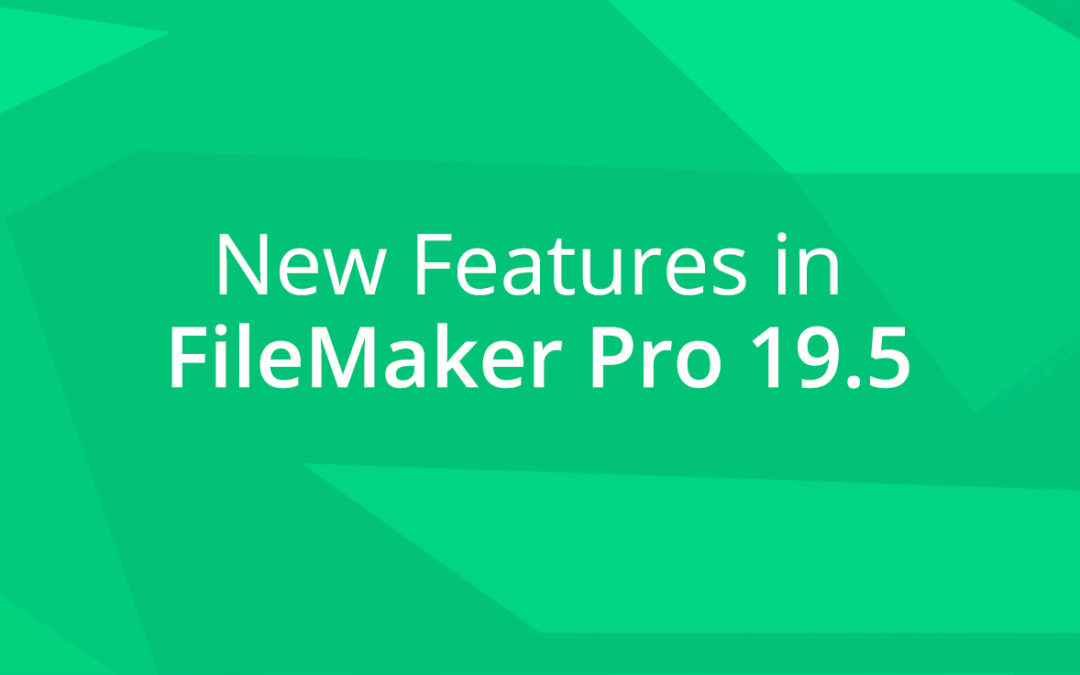 FileMaker 19.5 Explained - Direct Impact Solutions