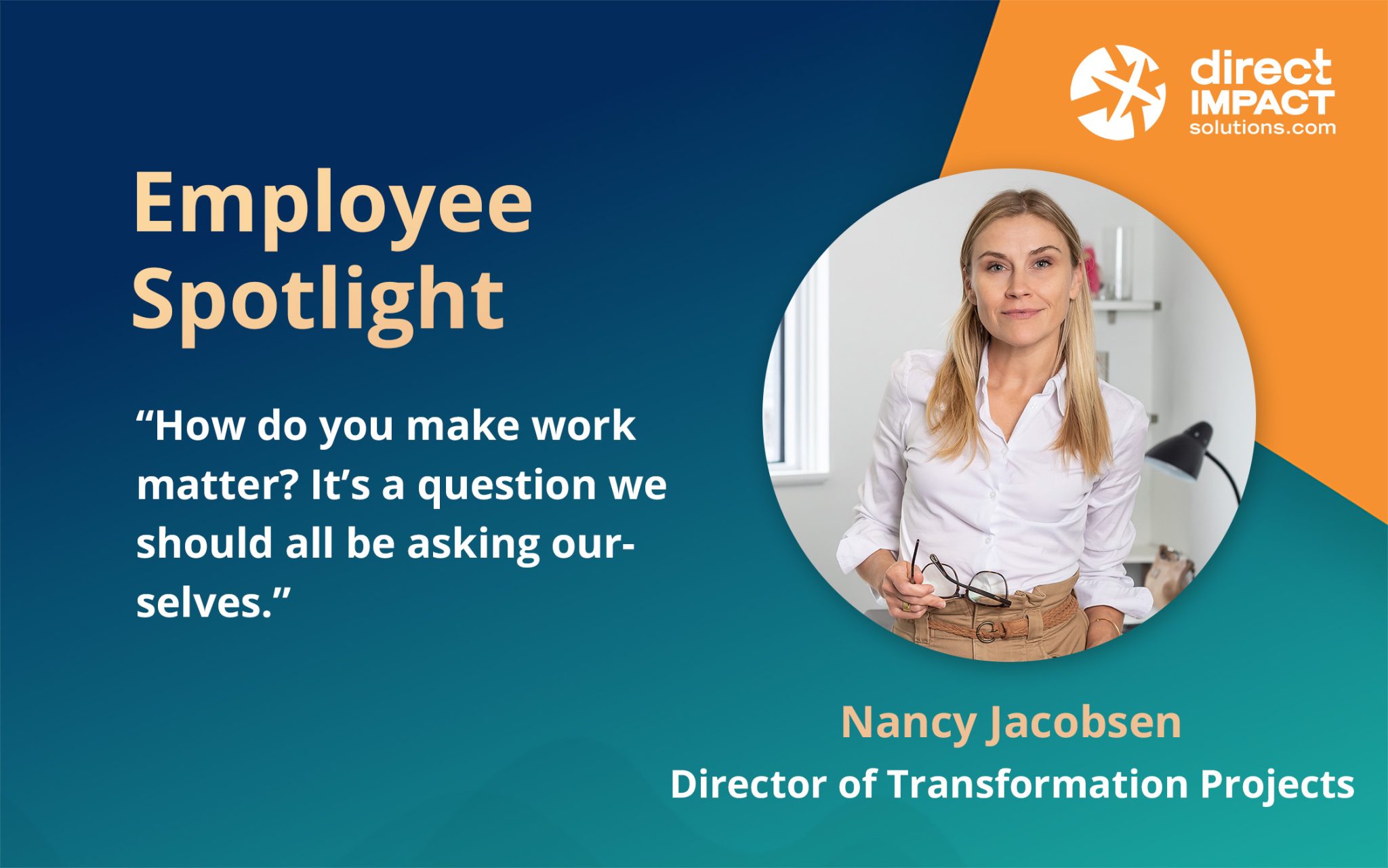Nancy Jacobsen: A Journey of Learning and Leading – Direct Impact Solutions